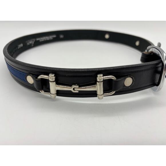 Tory Burch | Accessories | Tory Black Horse Bit Belt 23english Bridle ...